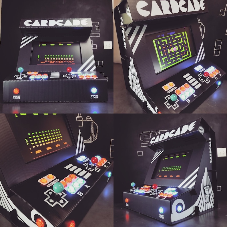 Tabletop Bartop Arcade Template - Etsy