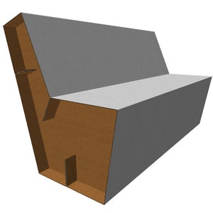 Cardboard Couch CNC Template - Etsy