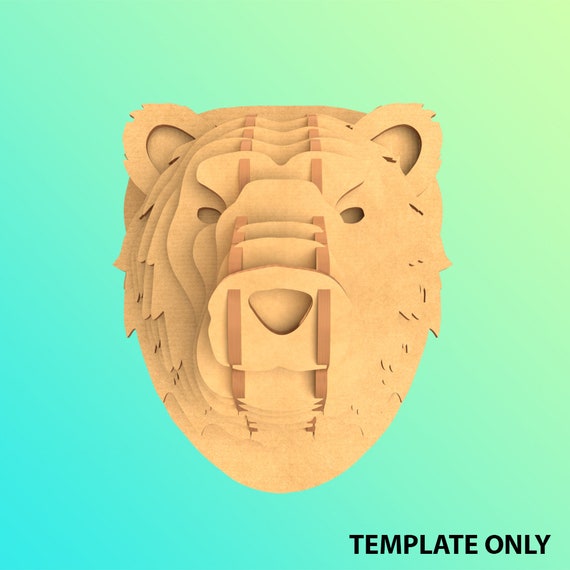 Cardboard Animal Head Template