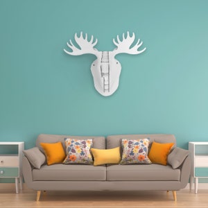 Cardboard Moose Head DIY Template - Etsy