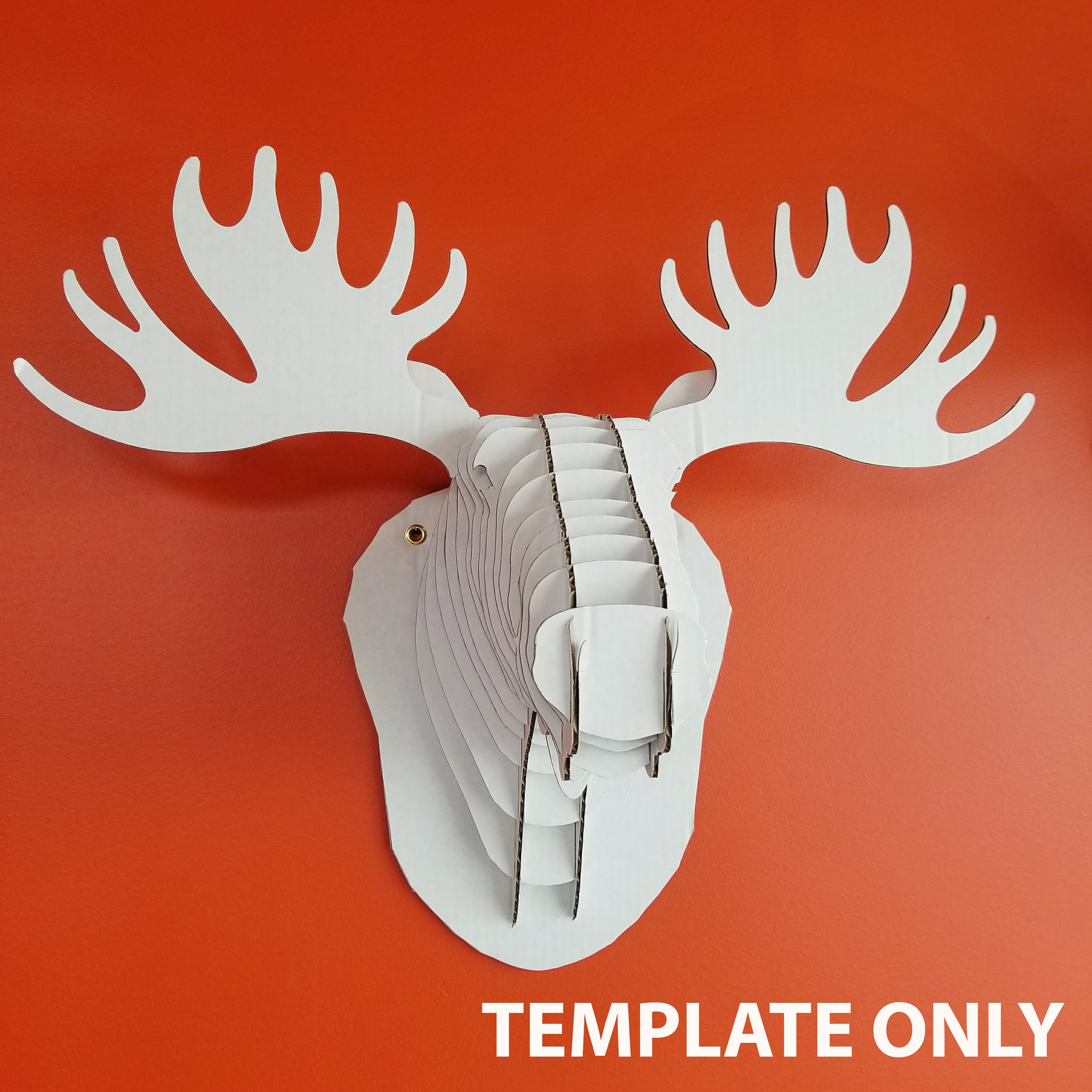 Cardboard Moose Head Template | ubicaciondepersonas.cdmx.gob.mx