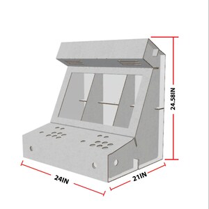 Tabletop Bartop Arcade Template - Etsy