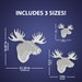 Cardboard Moose Head DIY Template - Etsy