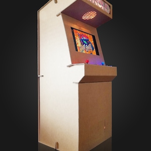Arcade Cabinet Template - Etsy