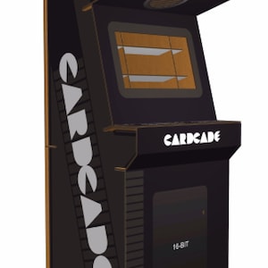 Arcade Cabinet Template - Etsy