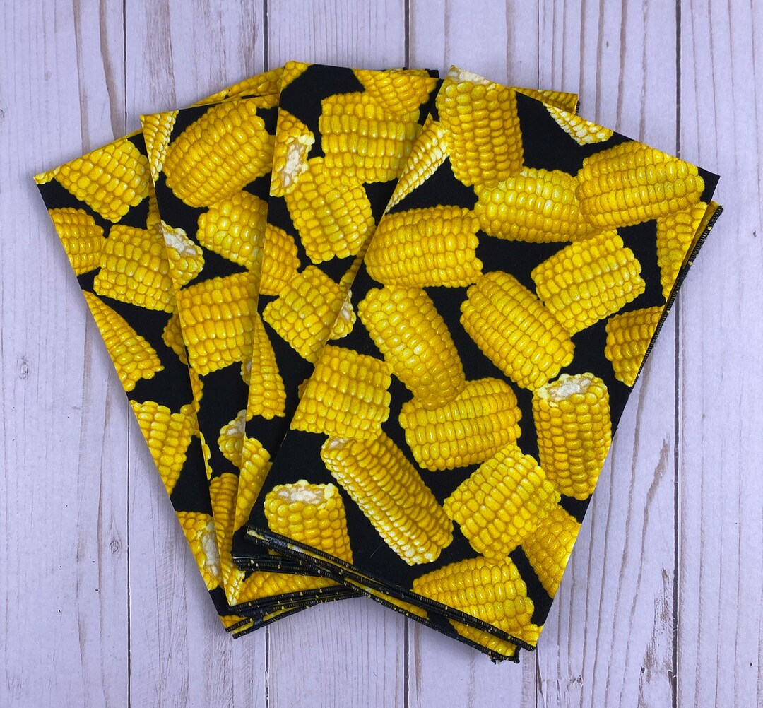 Cloth Napkins, Corn on the Cob, Set of 4 - Etsy