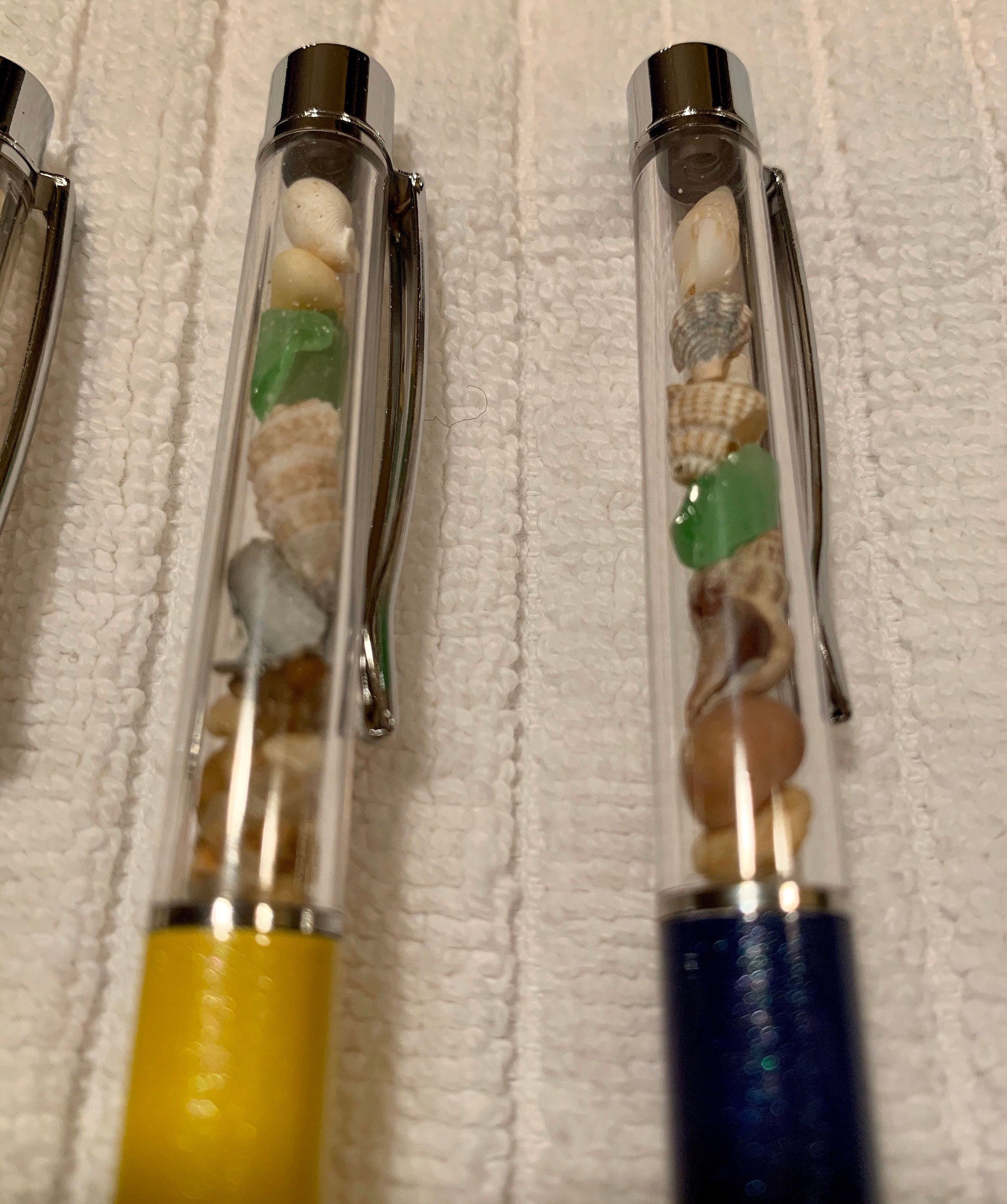 Beach Treasures Ball Point Pen - Seaglass, Seashells - Etsy