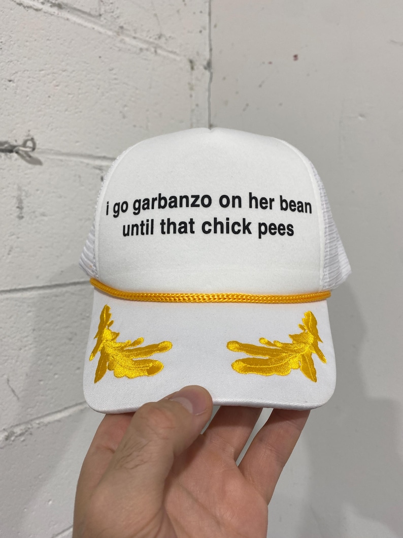NSFW Meme Trucker Hat, “I Go Garbanzo”, Offensive Gag Gift - Etsy