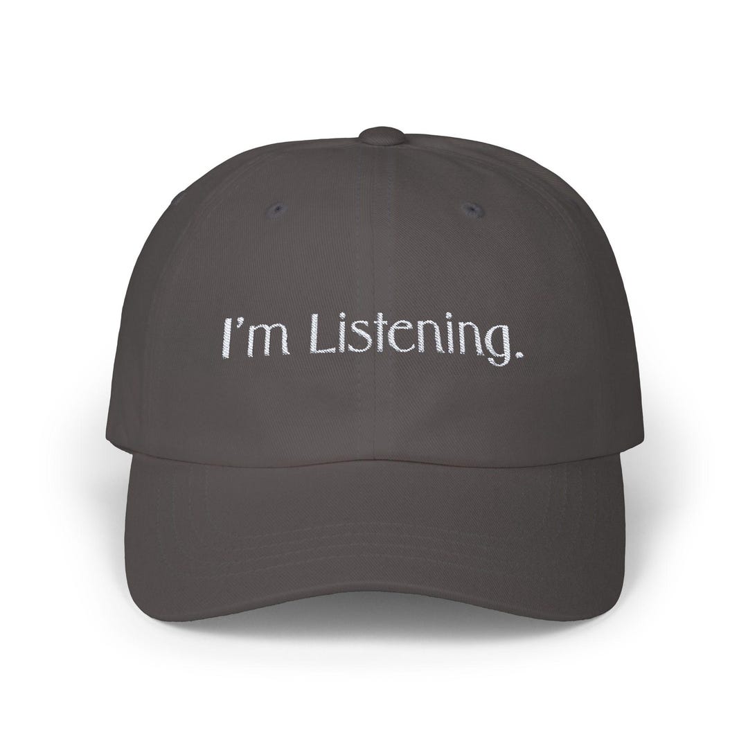 Frasier Inspired I'm Listening Classic Dad Cap - Etsy
