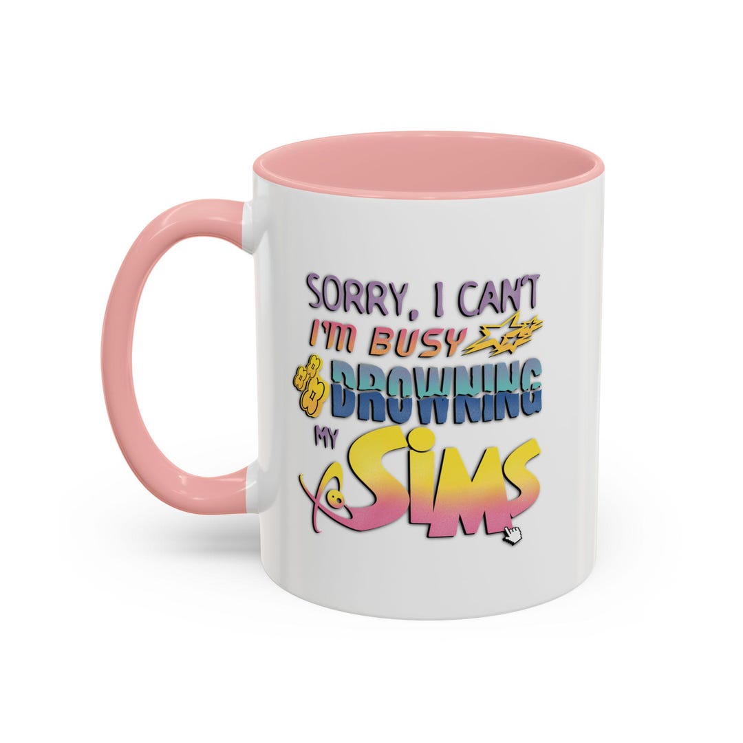 Drowning My Sims Y2K Inspired Coffee Mug, 11oz - Etsy