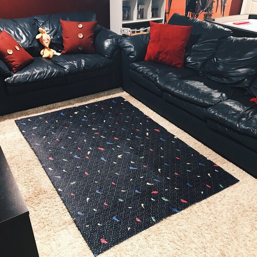 Retro Realistic 90s Arcade and Theater Style Area Rug With | Etsy