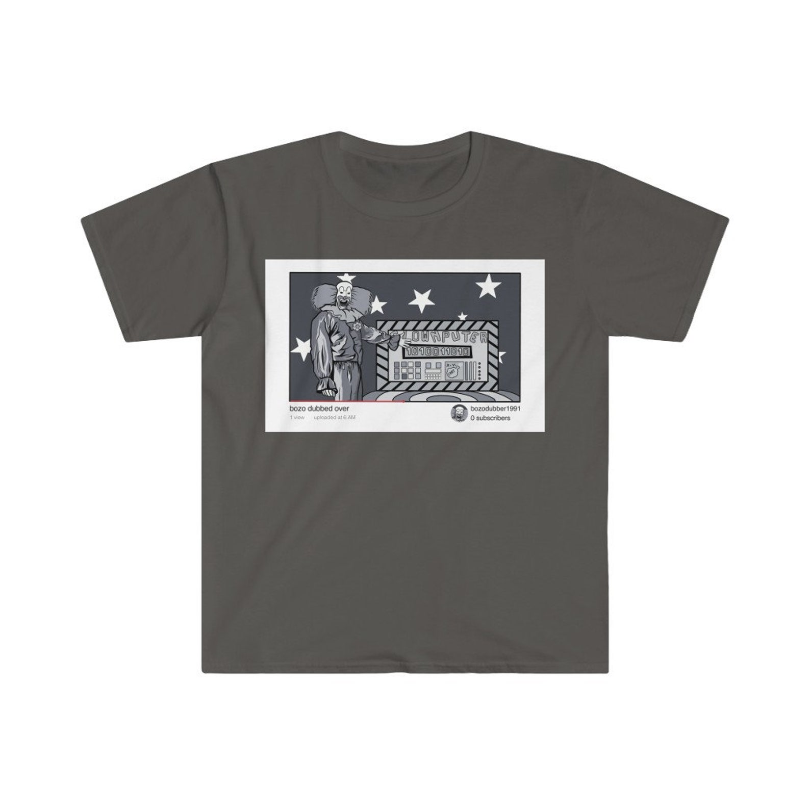 I Think You Should Leave Bozo Dubbed Over Men's Fitted Short Sleeve Tee ...