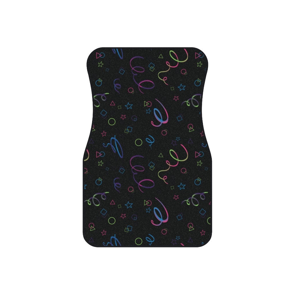 Retro Realistic 80s and 90s Arcade and Theater Style Car Mats (set of 2 ...