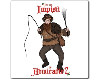 The Office Dwight Schrute Belsnickel Impish or Admirable Vinyl | Etsy