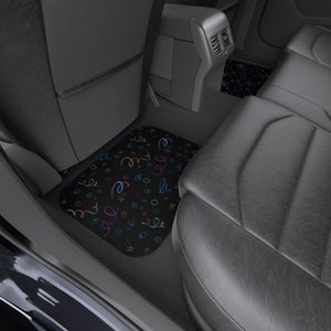 Retro Realistic 80s and 90s Arcade and Theater Style Car Mats (set of 2 ...