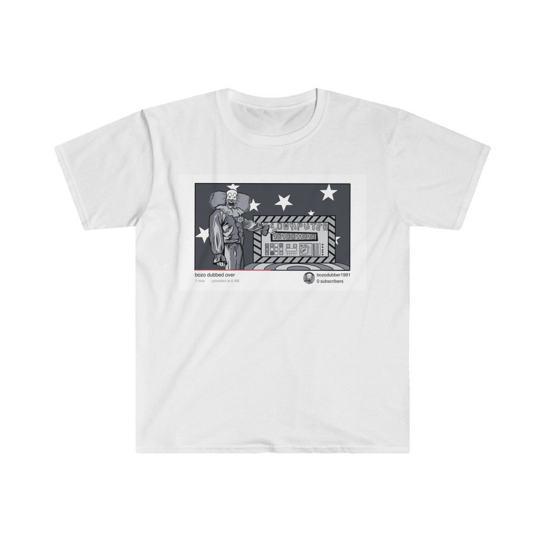 I Think You Should Leave Bozo Dubbed Over Men's Fitted Short Sleeve Tee ...