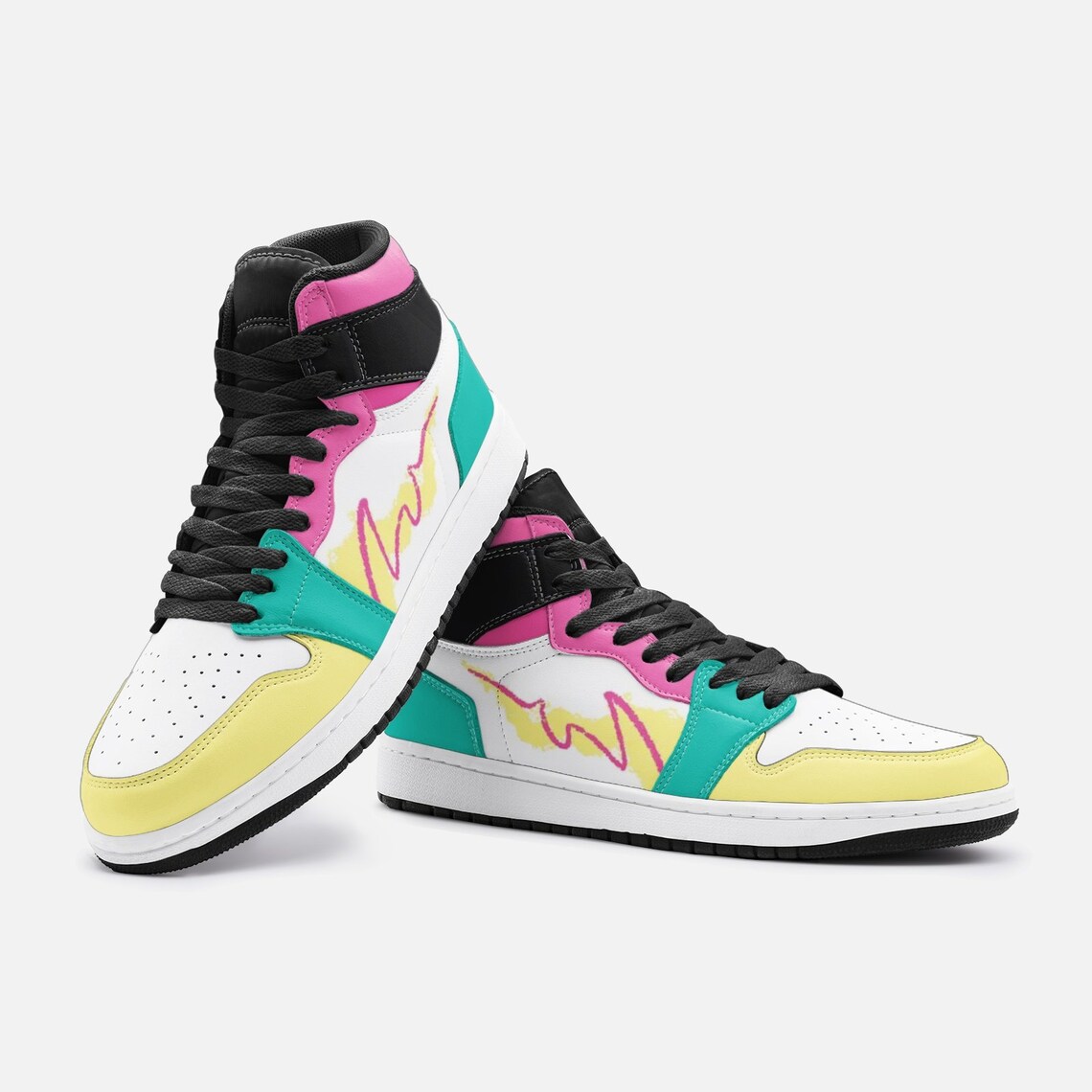 Retro 80s and 90s Style the Cooler Unisex High Top Sneaker - Etsy