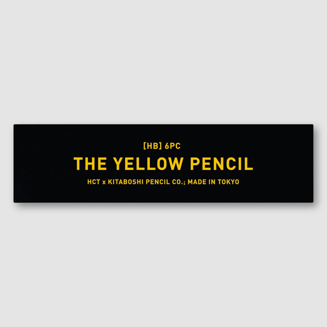 HCT X Kitaboshi "the Yellow Pencil" HB 6PC Set From Japan - Etsy