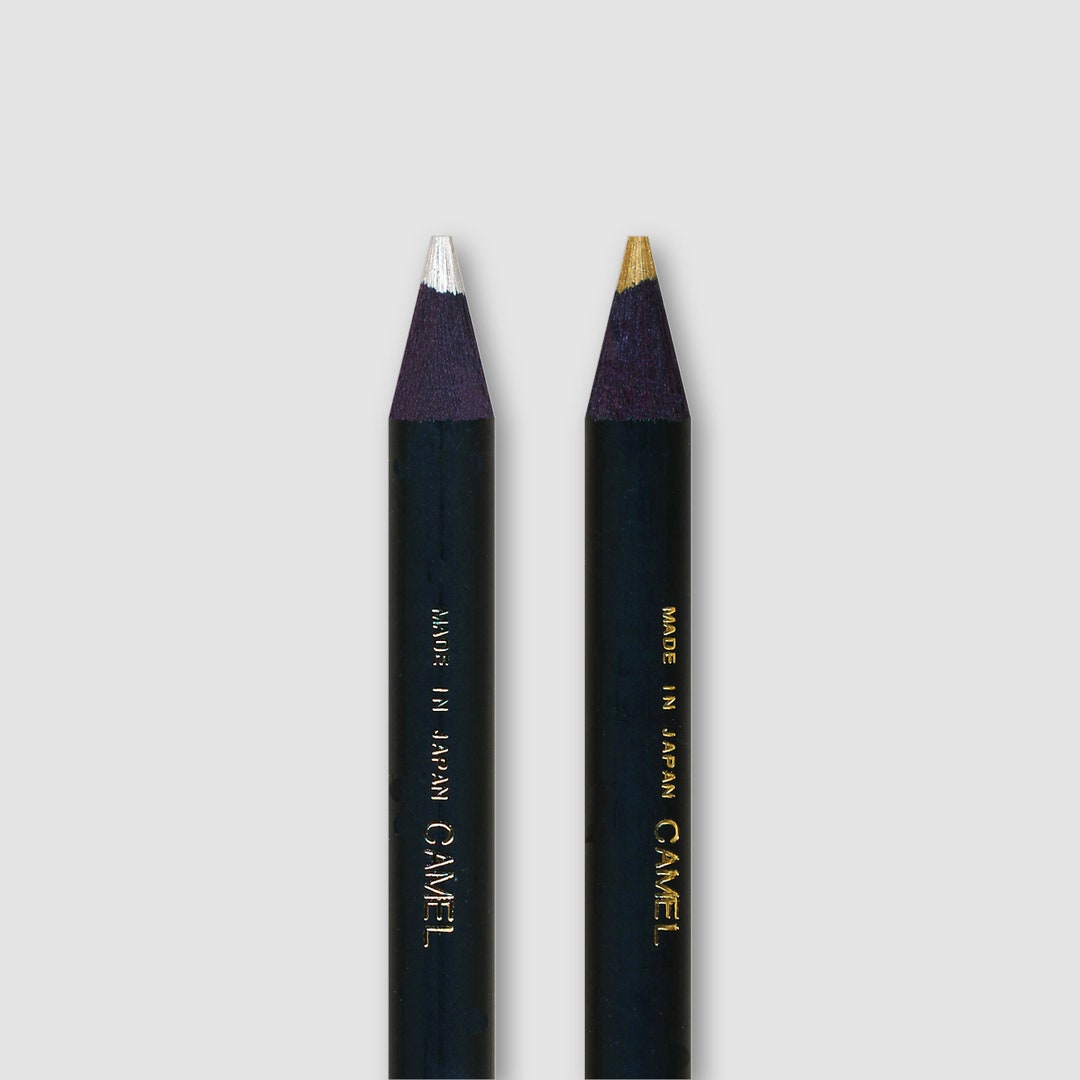 Camel Silver & Gold Color Pencil Set From Japan - Etsy