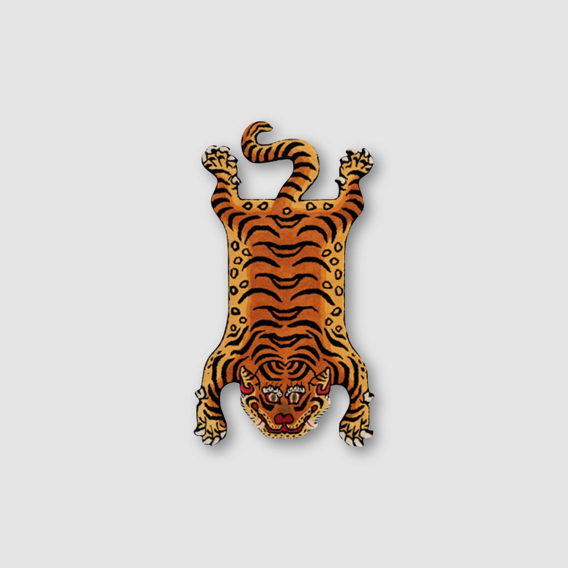 Tibetan Tiger Rug Small Size From Japan | Etsy