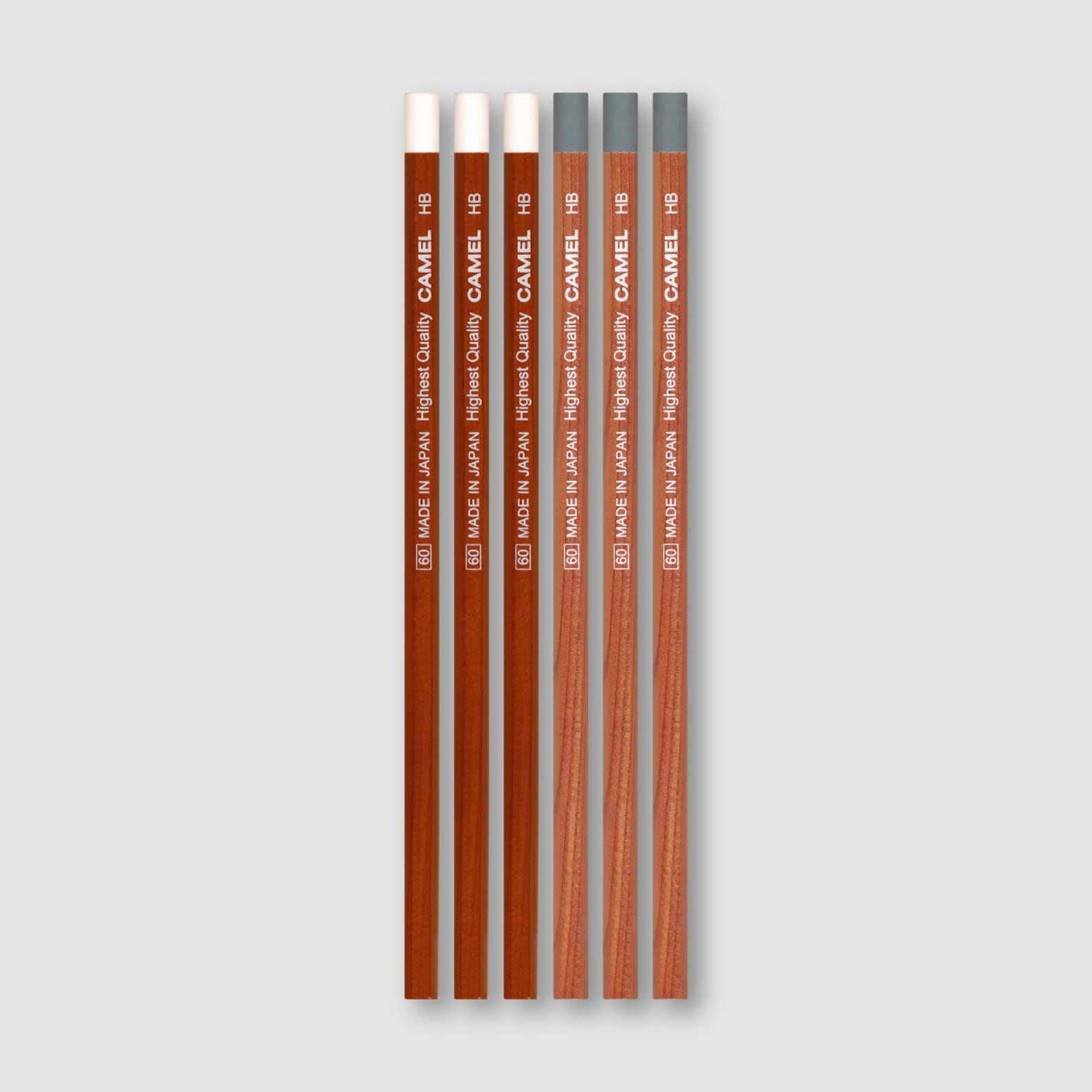 Camel HB Pencil Set 6pc in Wood Tones From Japan - Etsy