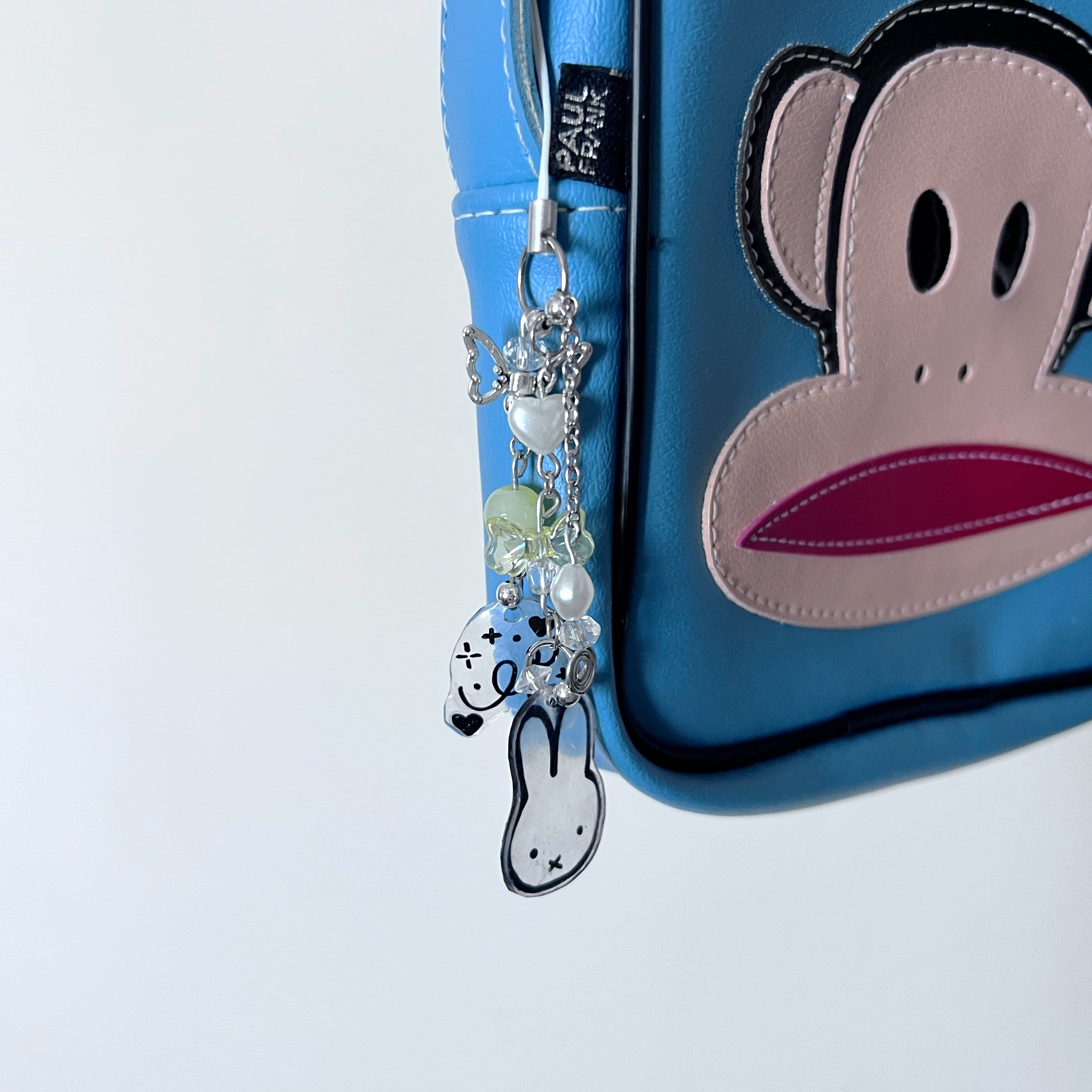 Handmade Beaded Pastel Miffy Bag Keychain/phone Charm - Etsy