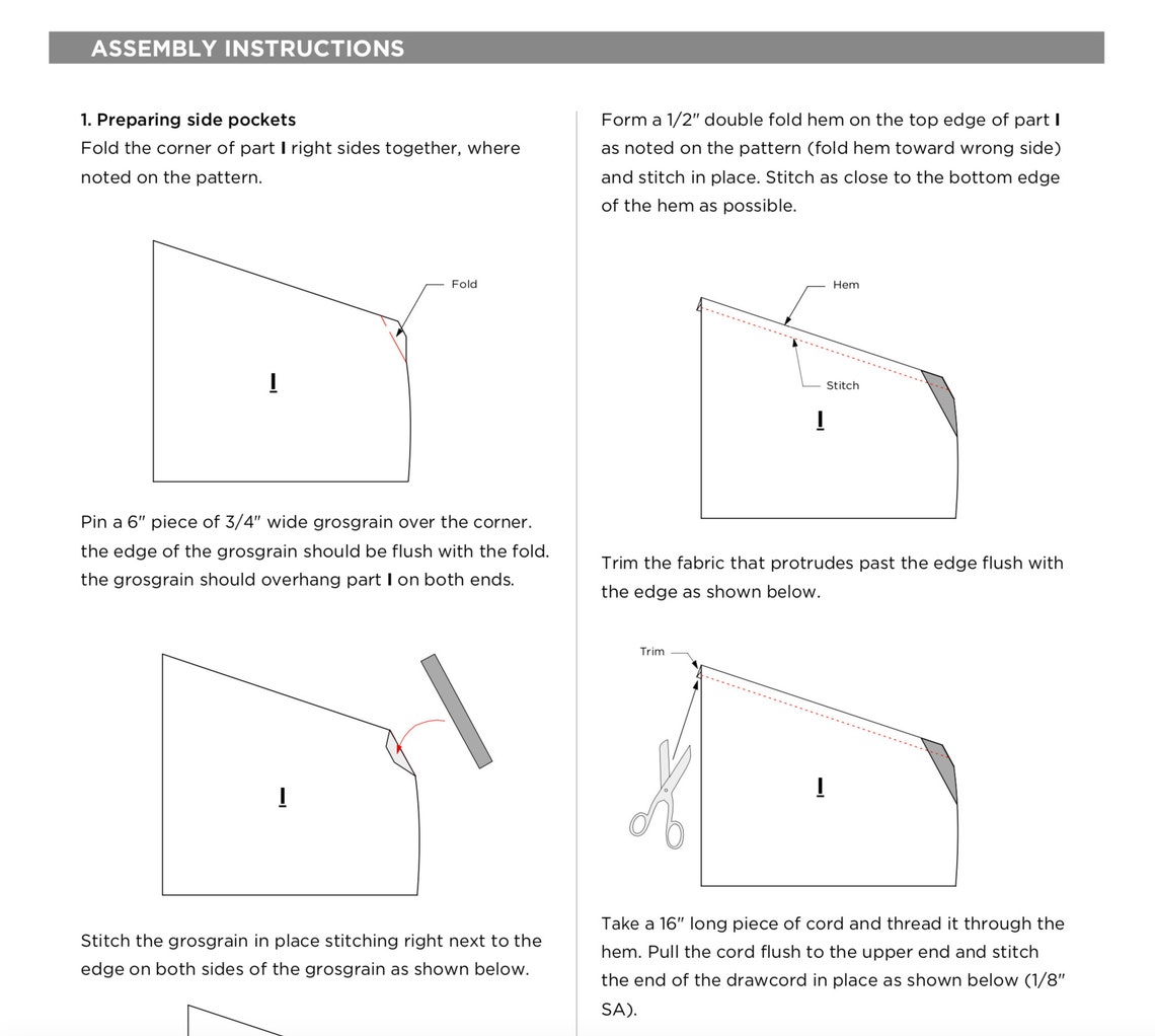 Backpack Sewing Pattern Stitchback TH50 - Etsy