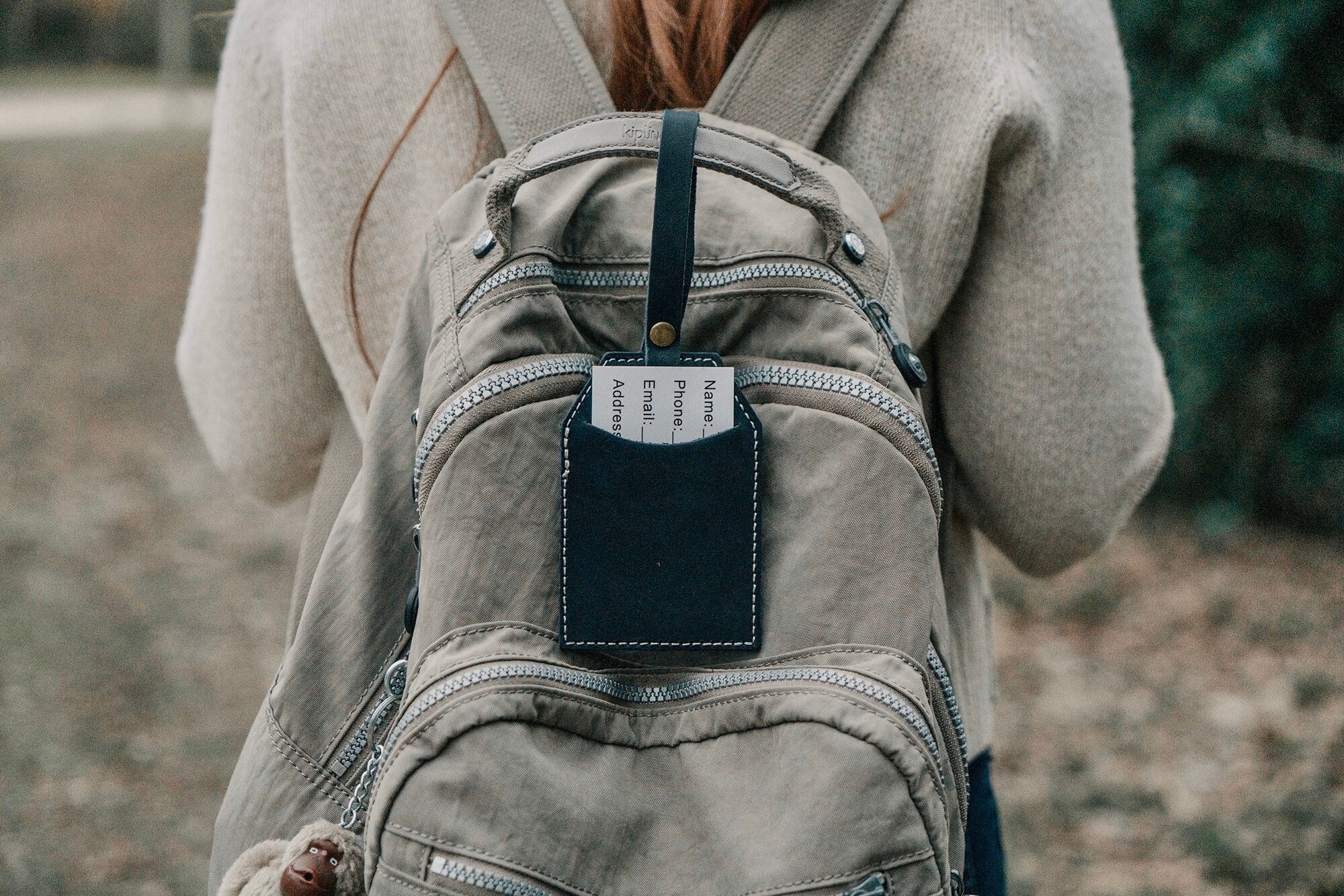 Leather Luggage Tag Personalized Luggage Tag Embossed | Etsy