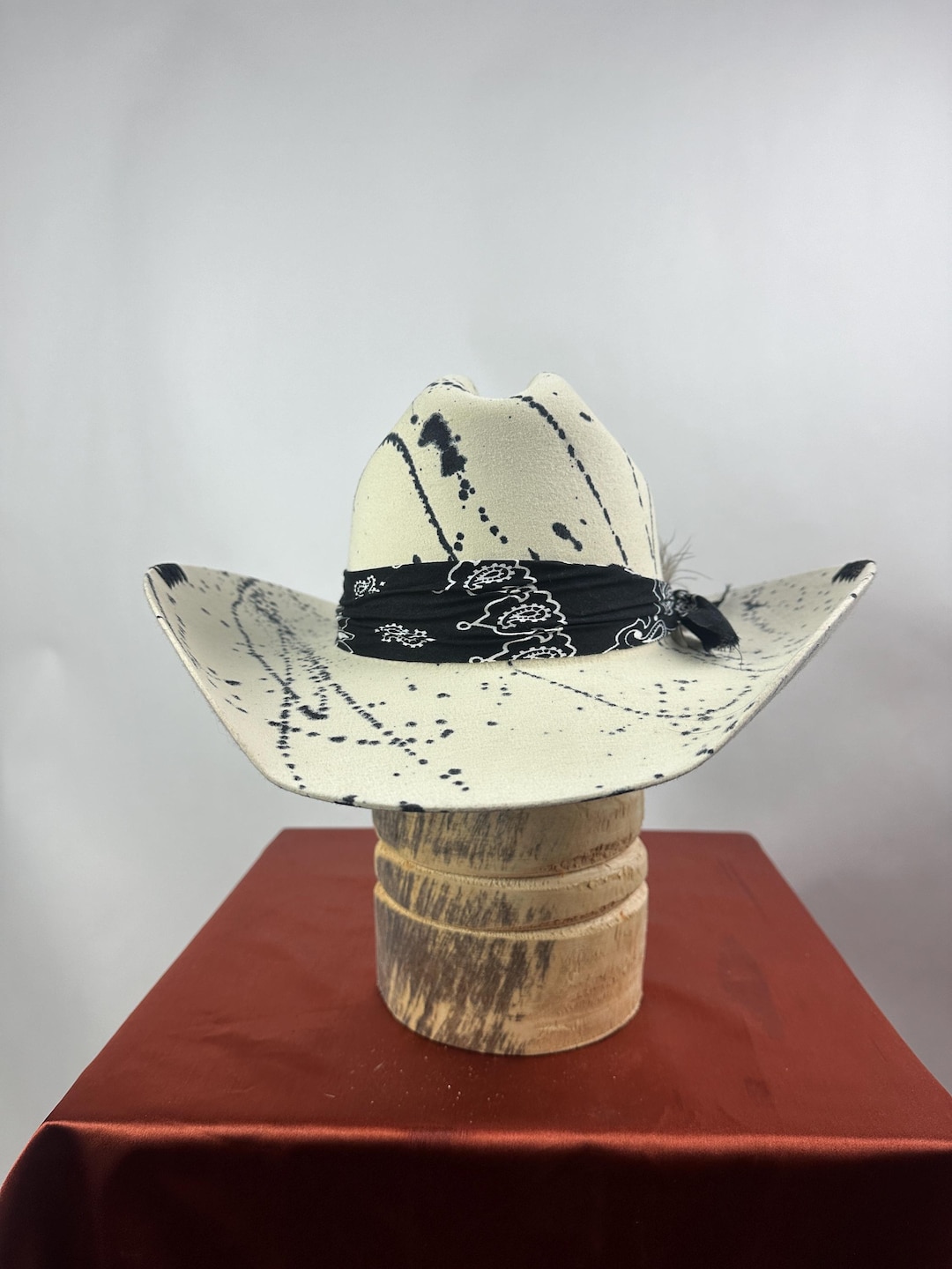 Splatter Black and White Western - Etsy
