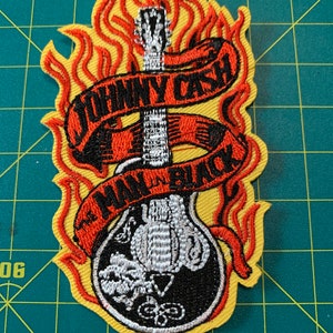 Johnny Cash Iron on Patch - Etsy