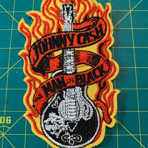 Johnny Cash Iron on Patch - Etsy
