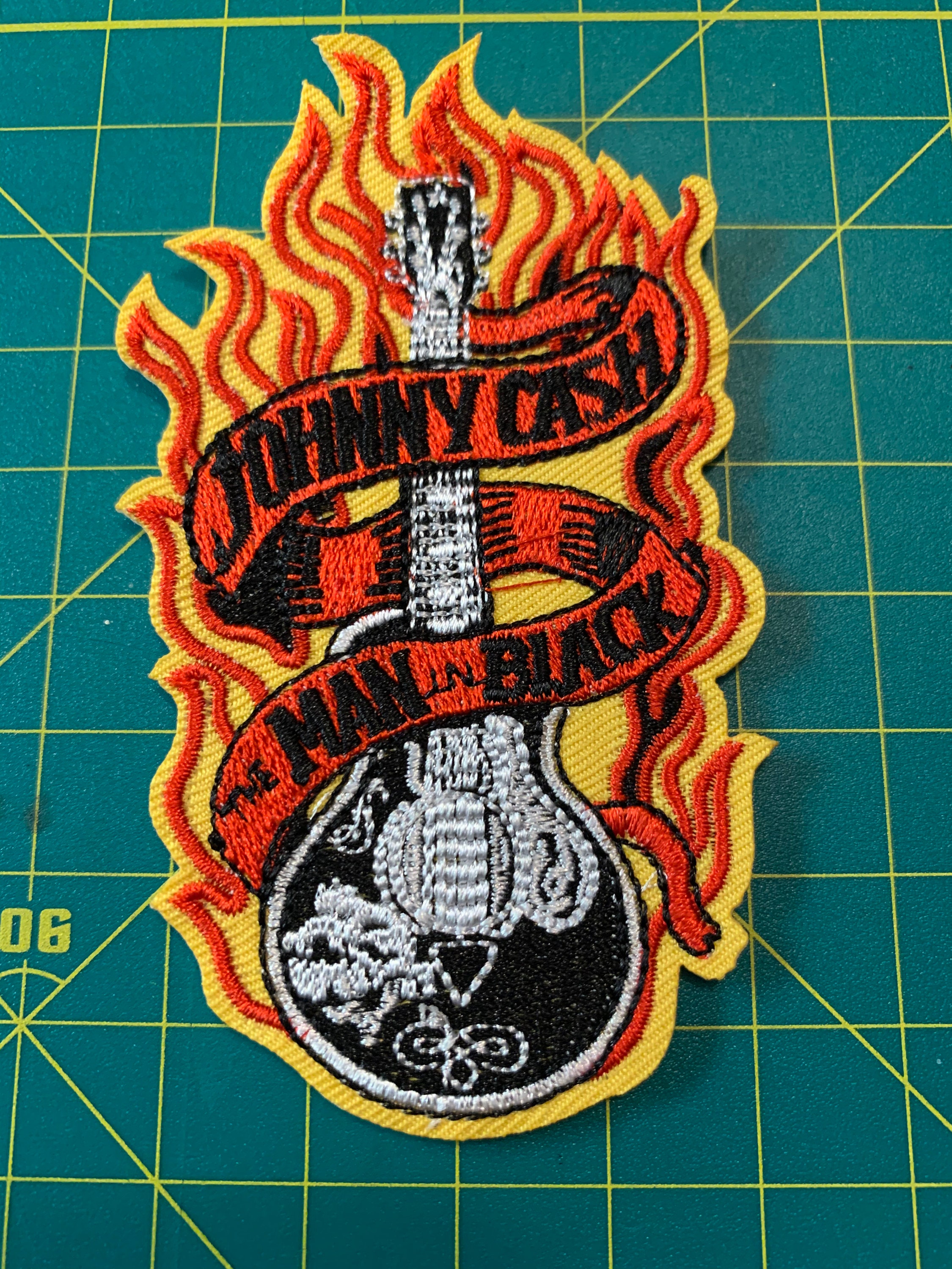 Johnny Cash Iron on Patch - Etsy