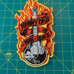 Johnny Cash Iron on Patch - Etsy