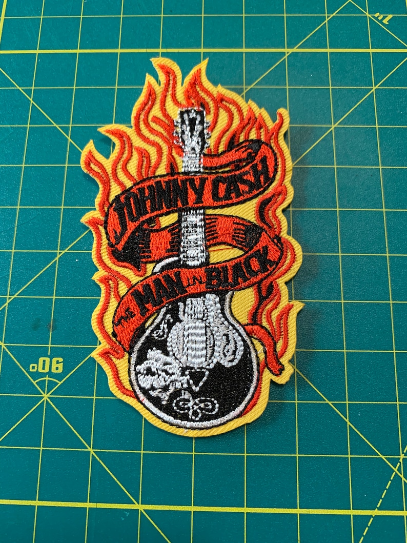 Johnny Cash Iron on Patch - Etsy