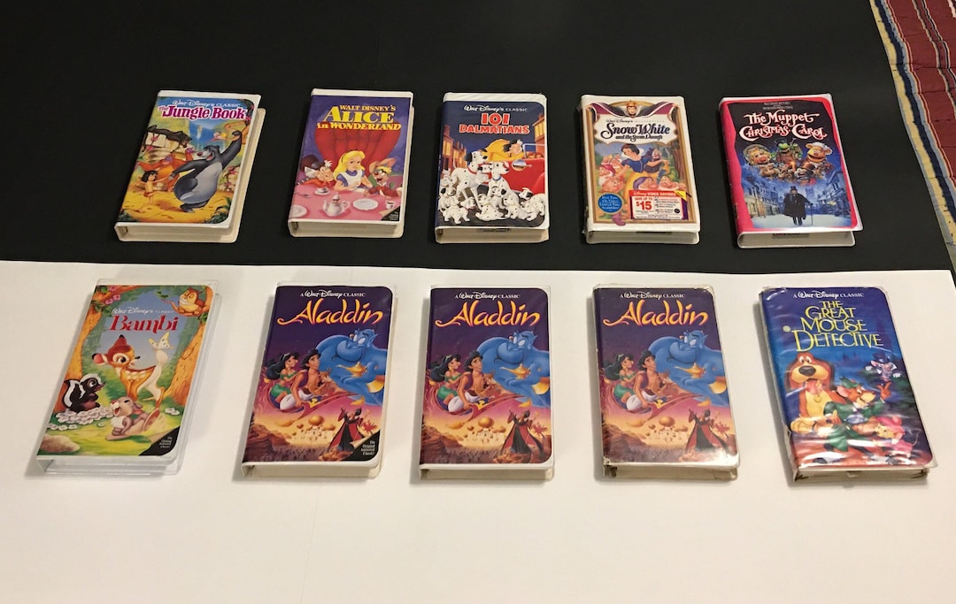 Disney Vintage Vhs Tapes - Etsy