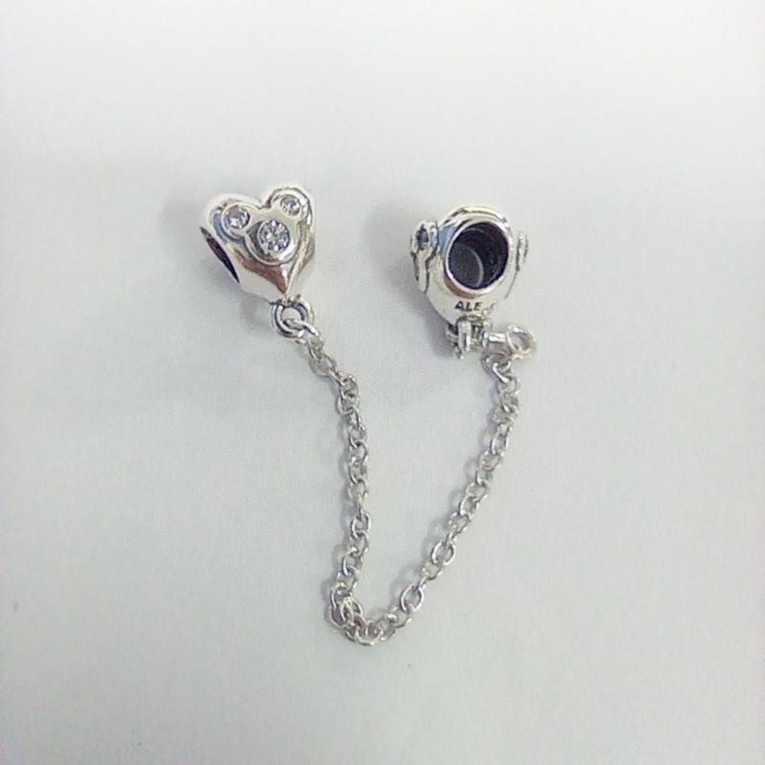 New Pandora Mickey Mouse Safety Chain Charms Bracelet - Etsy