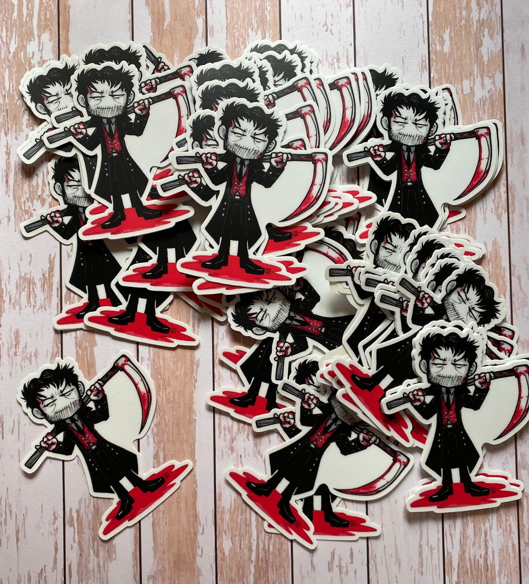 Castiel Angel of Death Sticker - Etsy