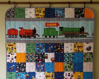 Train Quilt | Etsy