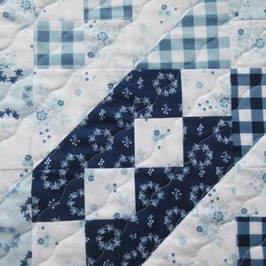 Jane's Ladder Baby Quilt: Tasha Noel Simply Country Cotton, 40.5x48.5in ...