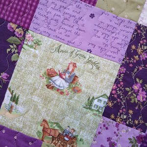 Anne of Green Gables /baby Quilt /scalloped Border - Etsy