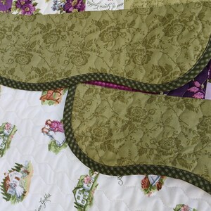 Anne of Green Gables /baby Quilt /scalloped Border - Etsy