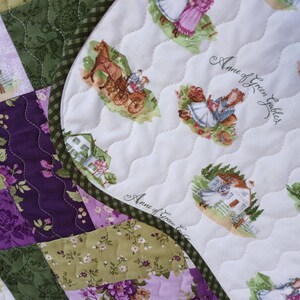 Anne of Green Gables /baby Quilt /scalloped Border - Etsy