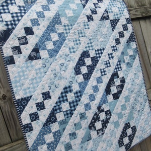 Jane's Ladder Baby Quilt: Tasha Noel Simply Country Cotton, 40.5x48.5in ...
