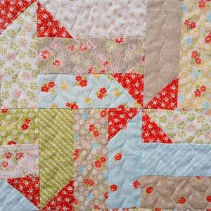 Pinwheel Spring Twist Patchwork Quilt / Blanket - Etsy