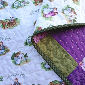 Anne of Green Gables /baby Quilt /scalloped Border - Etsy