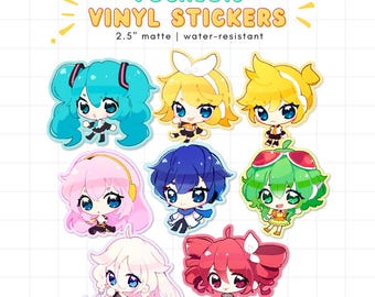Vocaloid Stickers Vocaloid Stickers - Etsy