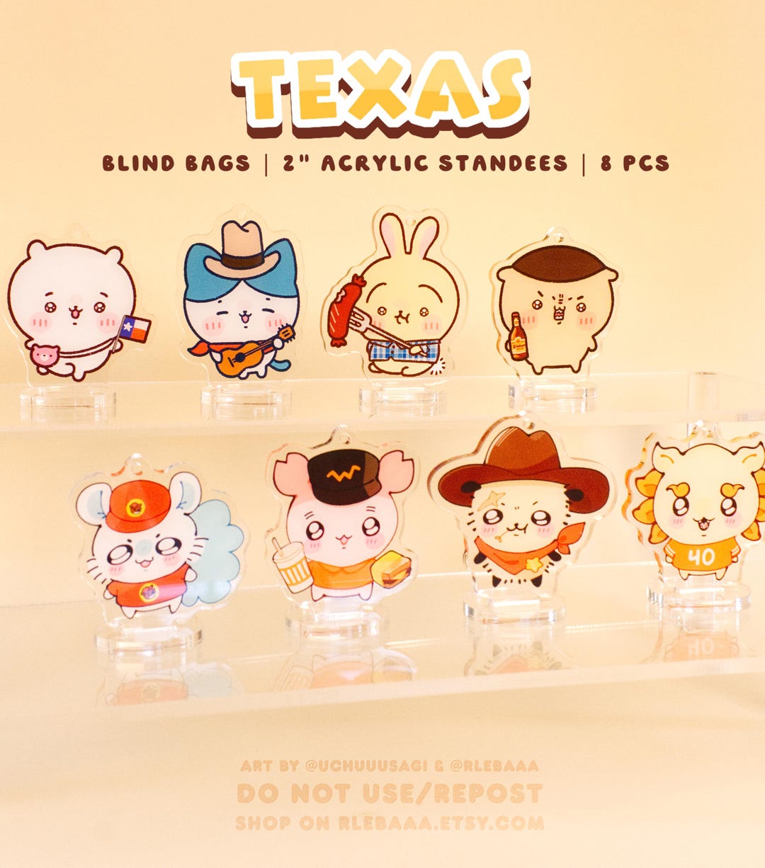 TX Chiikawa Acrylic Standees - Etsy