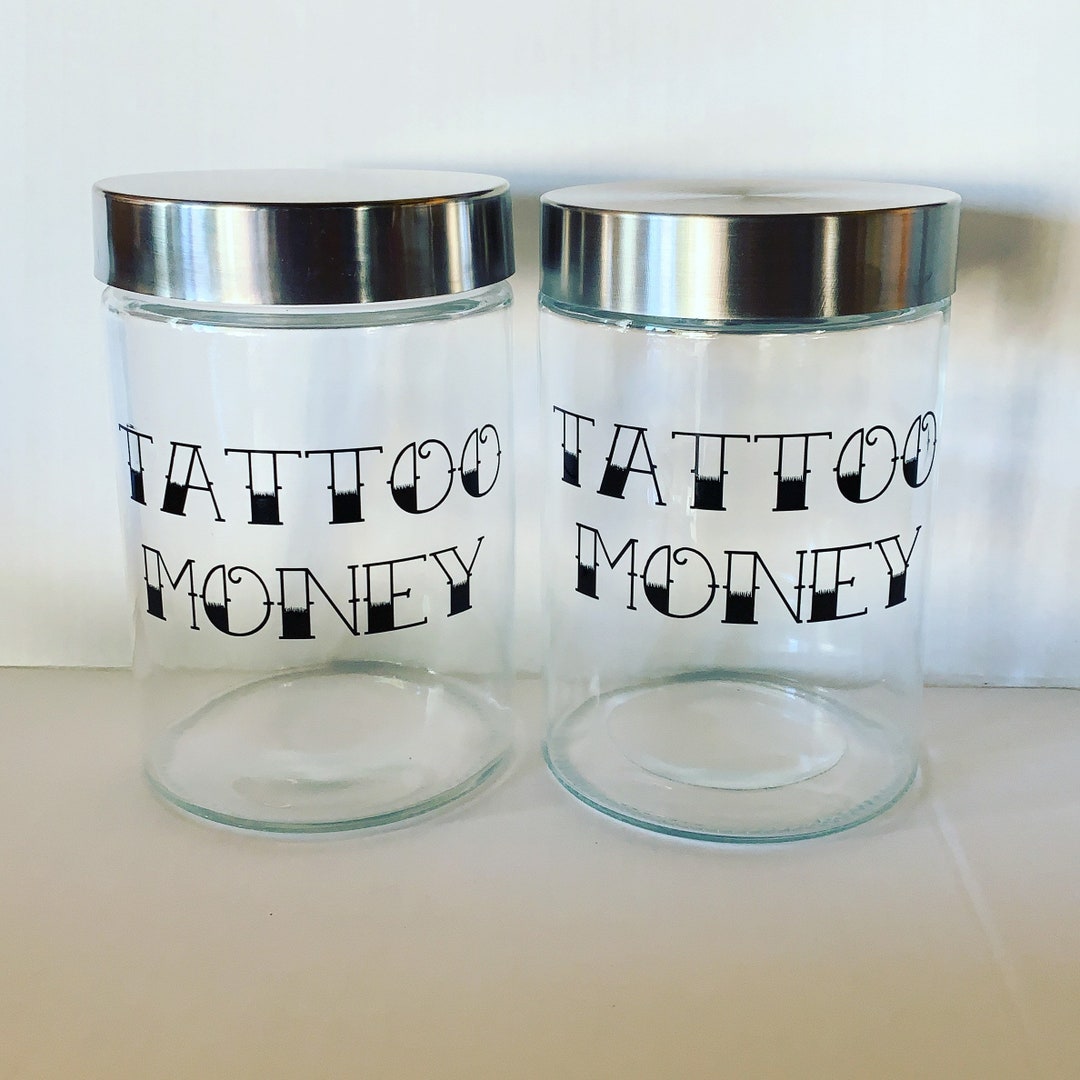 Tattoo Money Jar Decal / Tattoo Fund Decal / Tattoo Money / Tattoo ...