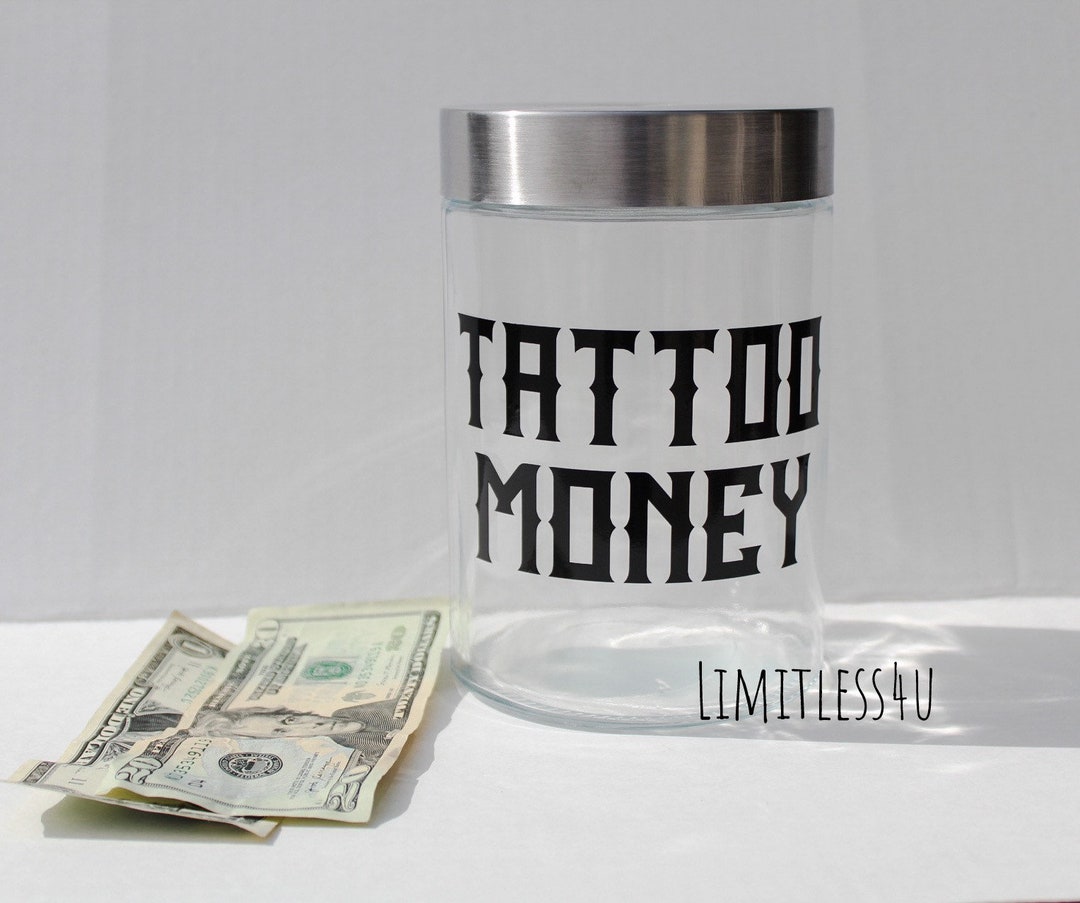 Tattoo Money Jar Decal / Gift for Father / Tattoo Fund Decal / Tattoo ...