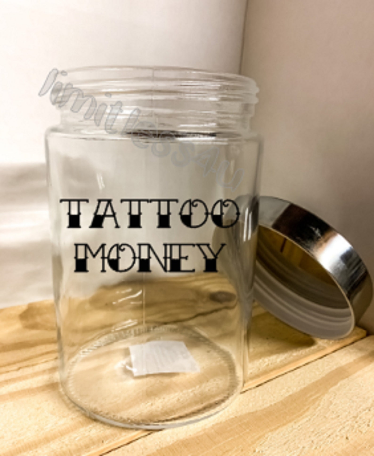 Tattoo Money Jar Decal / Tattoo Fund Decal / Tattoo Money / - Etsy